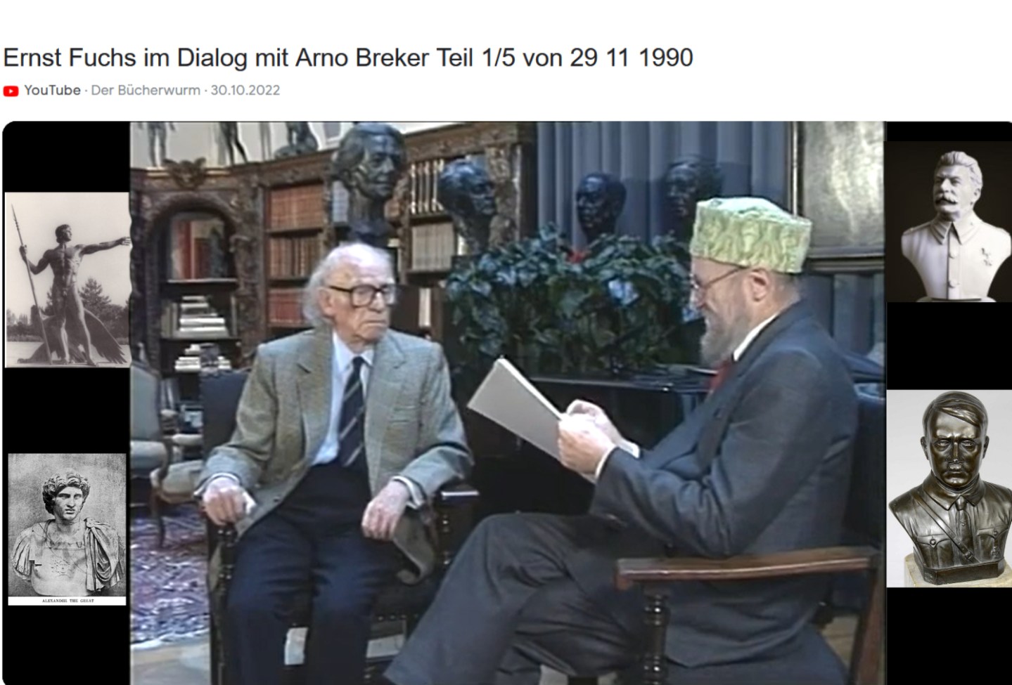 Ernst Fuchs im Dialog mit Arno Breker | Prono ever