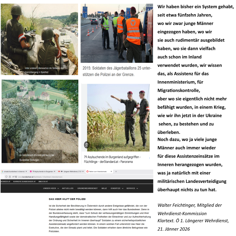 Die von der Wehrpflicht betroffene Jugend braucht kein Stimmrecht ...